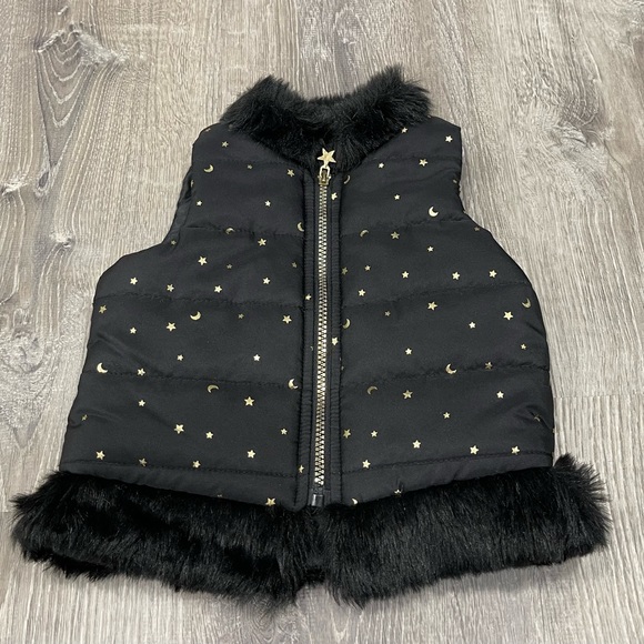 Max Studio | Other | Max Studios Kids Black Gold Stars Vest 24 Month ...